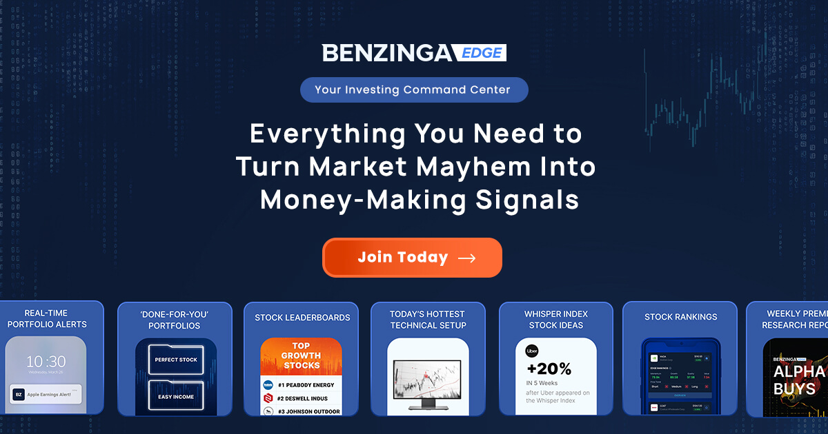 Benzinga Edge - Your Investing Command Center